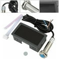 Speed Measuring Instrument 4 Digital Led Tachometer Gauge Rpm Speed