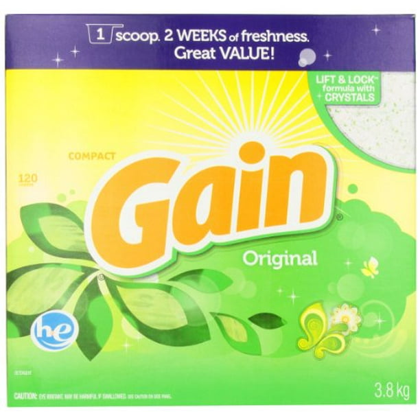 Gain Ultra for High Efficiency Machines Original Scent Powder Detergent ...