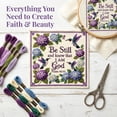 Hummingbird Garden Faith Cross Stitch Kit, Hummingbird & Hydrangea ...