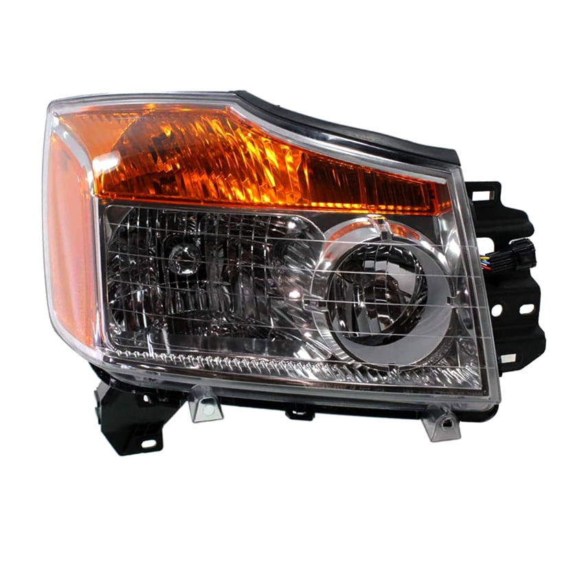 New Passengers Headlight Compatible With Nissan Titan Se Pro-4X 2008 ...