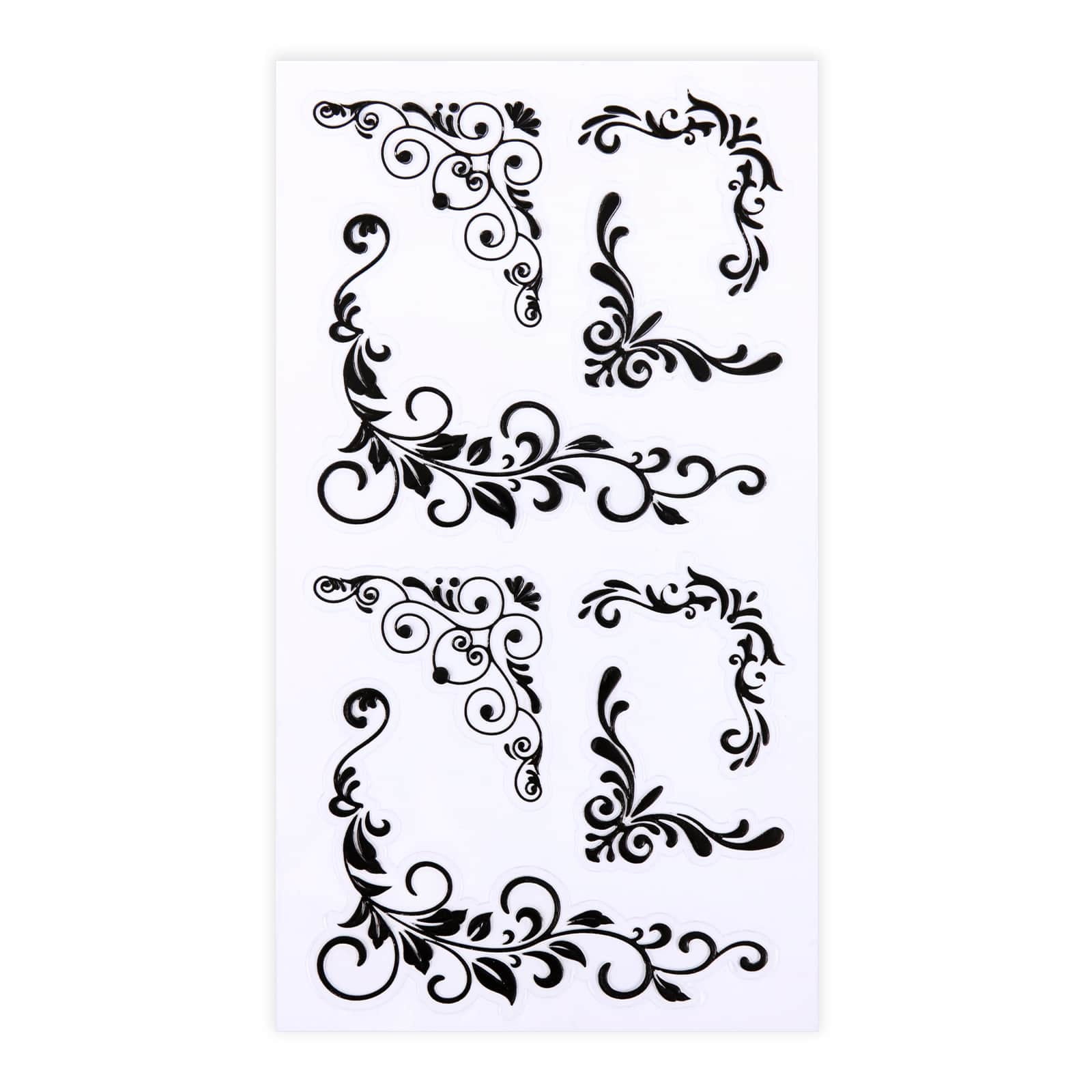 12 Pack: Black Corner Stickers by Recollections™ - Walmart.com