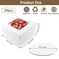 24pcs White Square 10x10x5 Inch Bakery Cake Boxes - Walmart.com