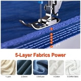 BCOOSS Sewing Machine for Beginners, Portable Electric, Adjustable, 12 ...