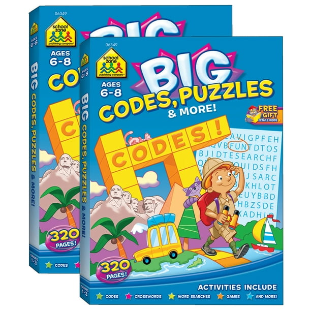 Big Workbook Alphabet Codes Puzzles & More, Pack of 2 - Walmart.com