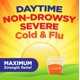 Equate Severe Daytime Cold and Flu Relief, Original Flavor Liquid, 12 ...