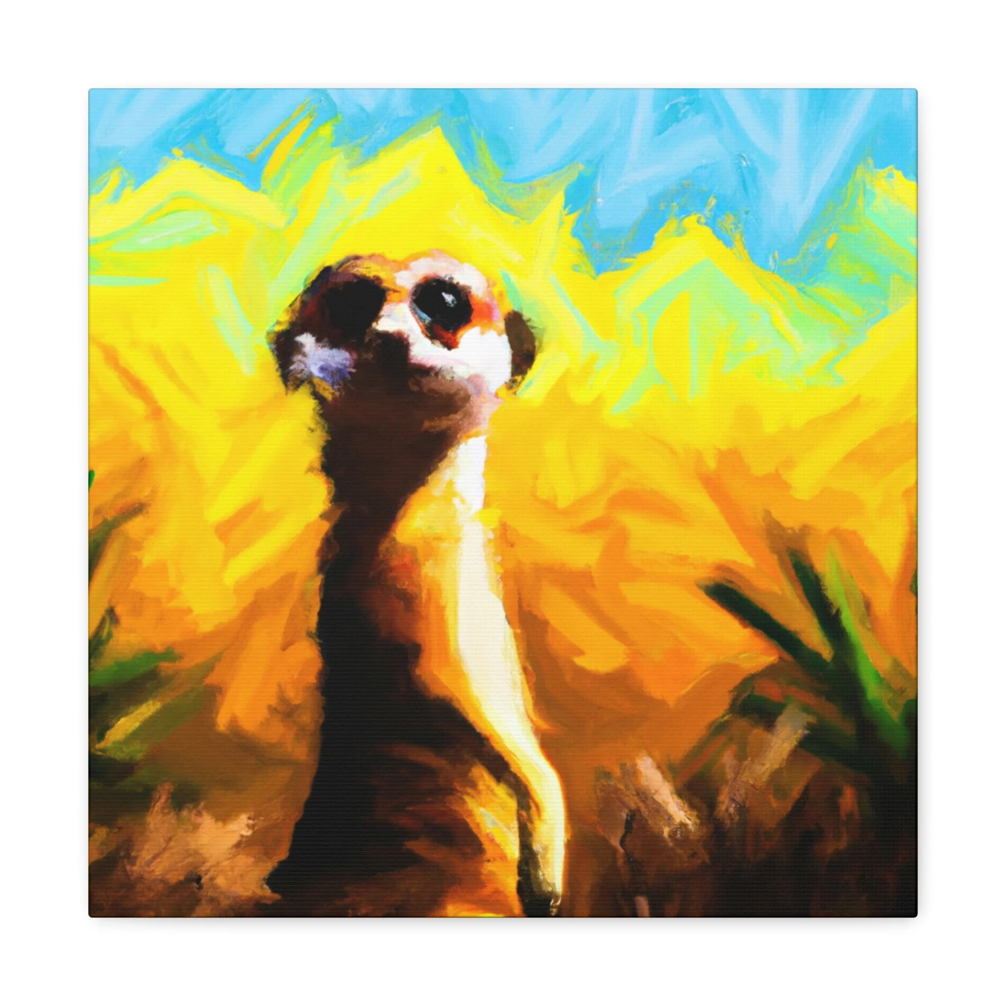 Meerkat Minimalism - Canvas - Walmart.com