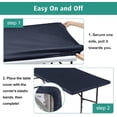 2 Packs Waterproof Vinyl Card Tablecloth with Flannel Backing 48x48 ...