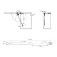 DEPOT E-SHOP 120N Cabinet Gas Lid Support Hinge For Soft Closing Doors ...