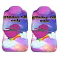 2 PCS Barney Dinosaur Friends Car Seat Covers Cartoon Car Interior Seat ...