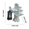 1PC Glow-in-the-Dark Ghost Figurine Desktop Dress Up Dress Up Ornament ...