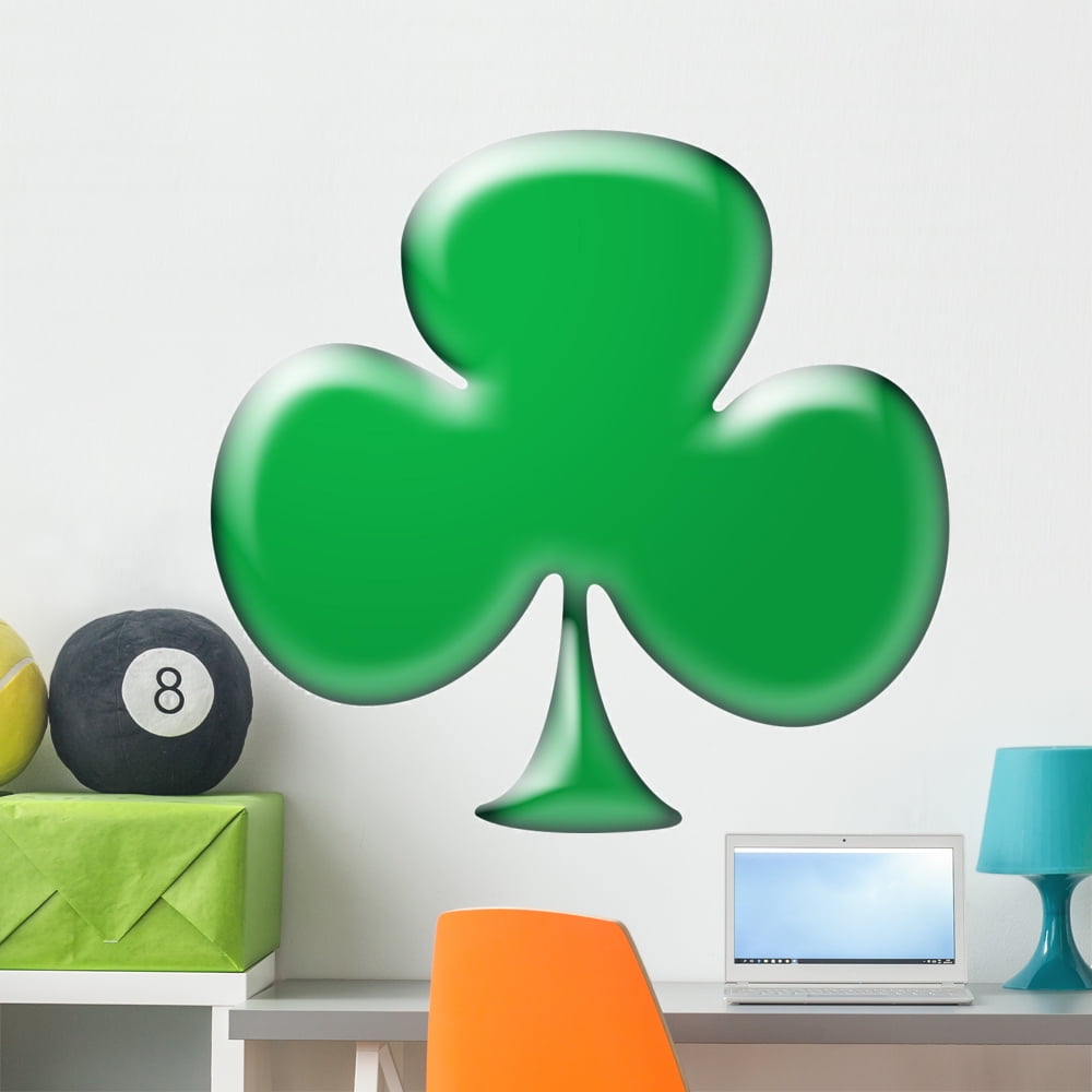 Shamrock Wall Decal by Wallmonkeys Peel and Stick Graphic (36 in H x 36 ...