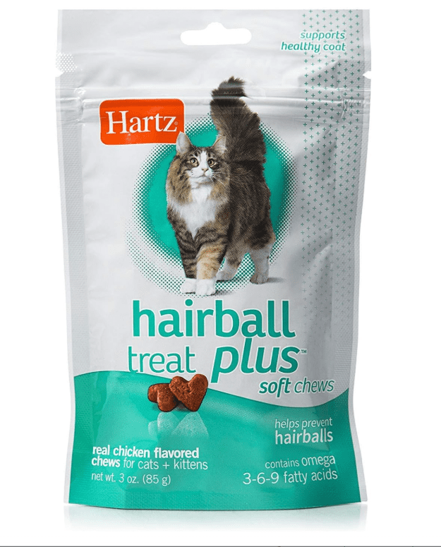 Premios para Gato Hartz Control Bolas de Pelo Sabor Pollo 85 g ...