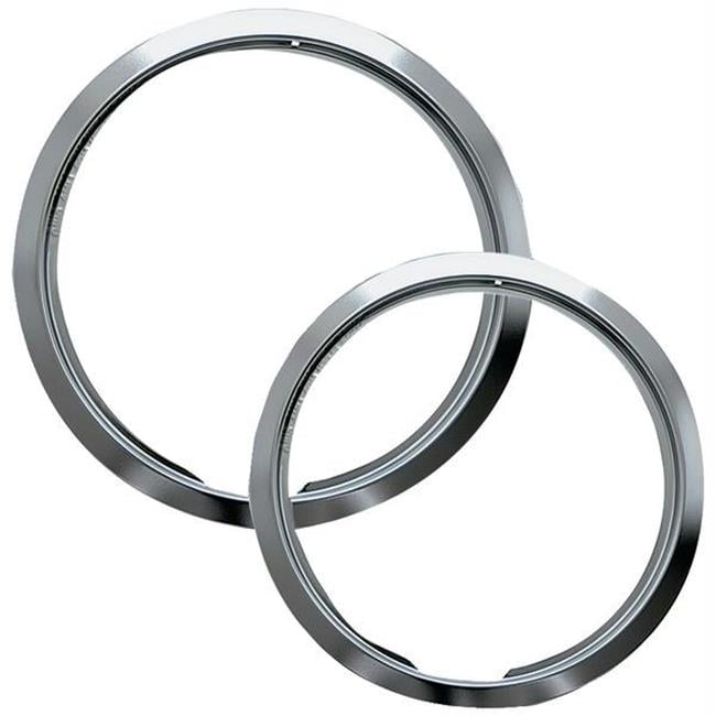 Chrome Trim Rings, 2 Pk - style E - Walmart.com