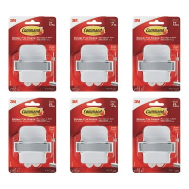 Command Refill Strips, White, Large, 6 Strips/Pack - Walmart.com