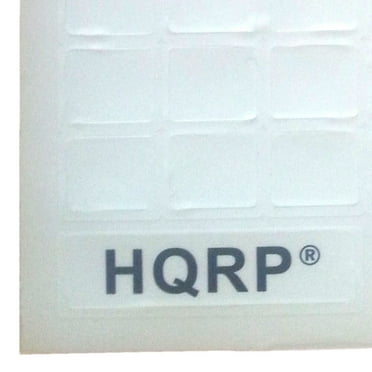 HQRP English QWERTY Laminated Keyboard Stickers for All PC & Laptops ...