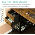 LUFEIYA Computer Desk with Drawers, 40 Inch Work Small Desk - Walmart.com