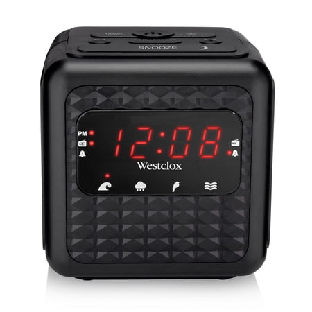 Westclox Soothing Nature Sounds / FM Clock Radio – Model# 71042NSCN ...