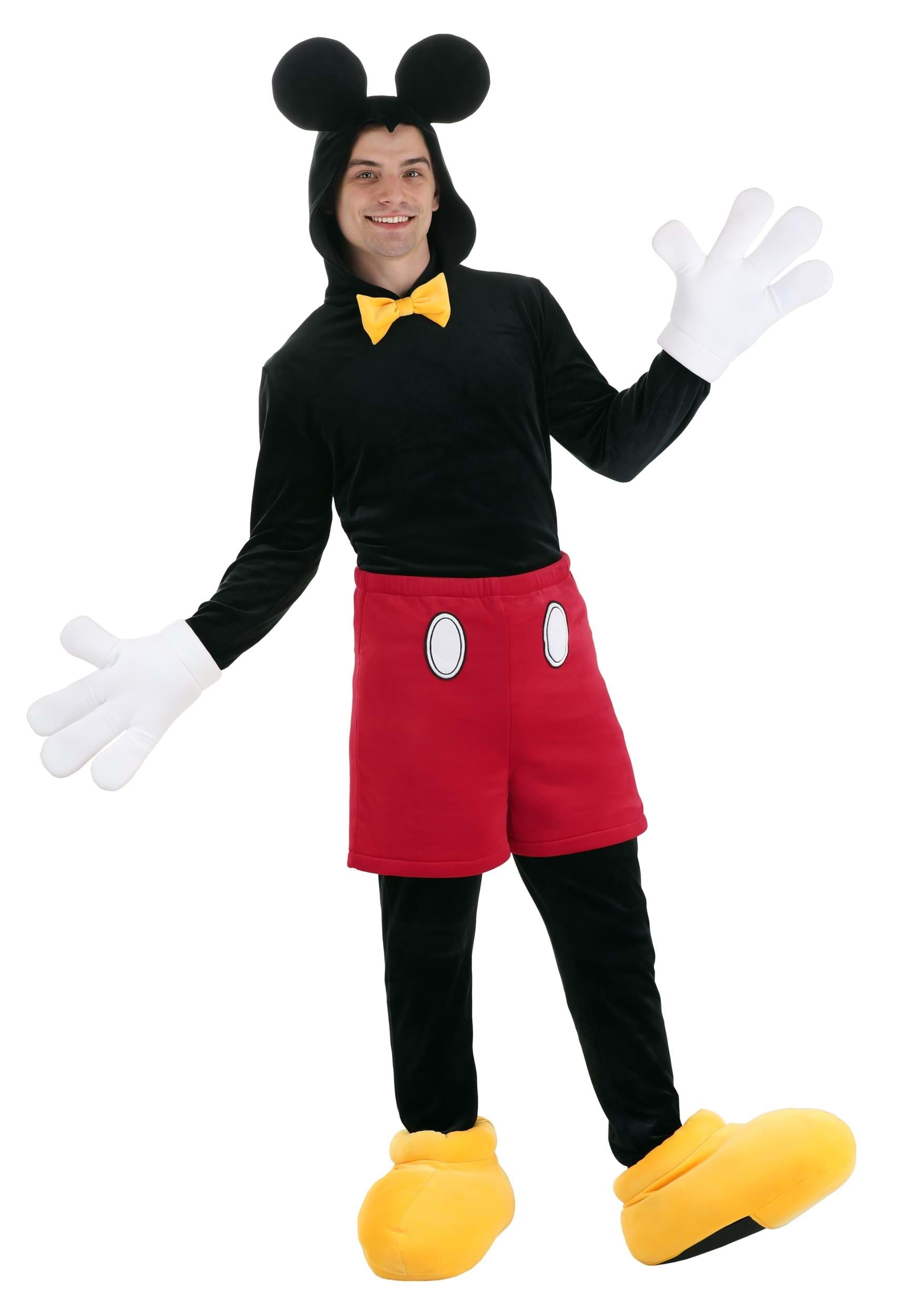 Adult Deluxe Mickey Mouse Costume - Walmart.com