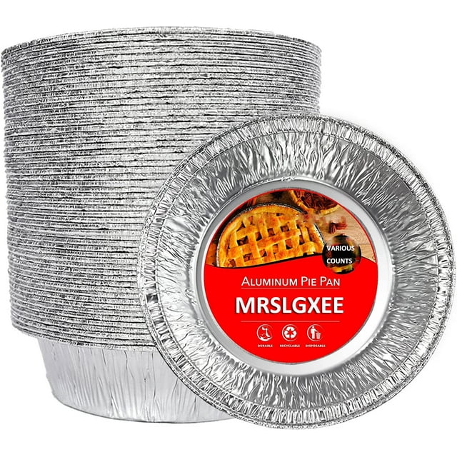 9-inch Pie Plate -disposable Aluminum Foil Pie Pot, Heavy-duty, Baked ...