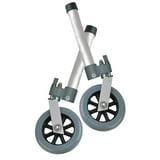 Drive Medical Swivel Lock Walker Wheels, 5", 1 Pair HSA/FSA Eligible ...