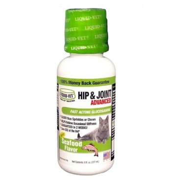 Liquid-Vet Hip & Joint Wellness Supplement for Dogs with Glucosamine ...