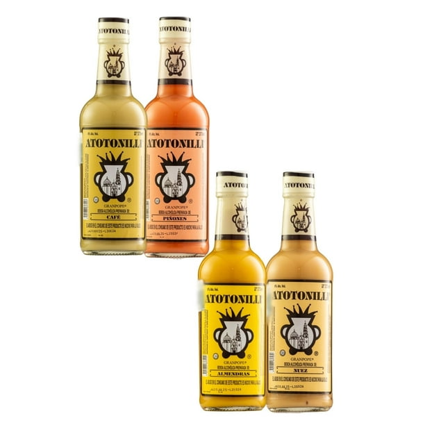 Four Pack Rompope Atotonilli 4 Sabores 375 ml Atotonilli Rompope ...