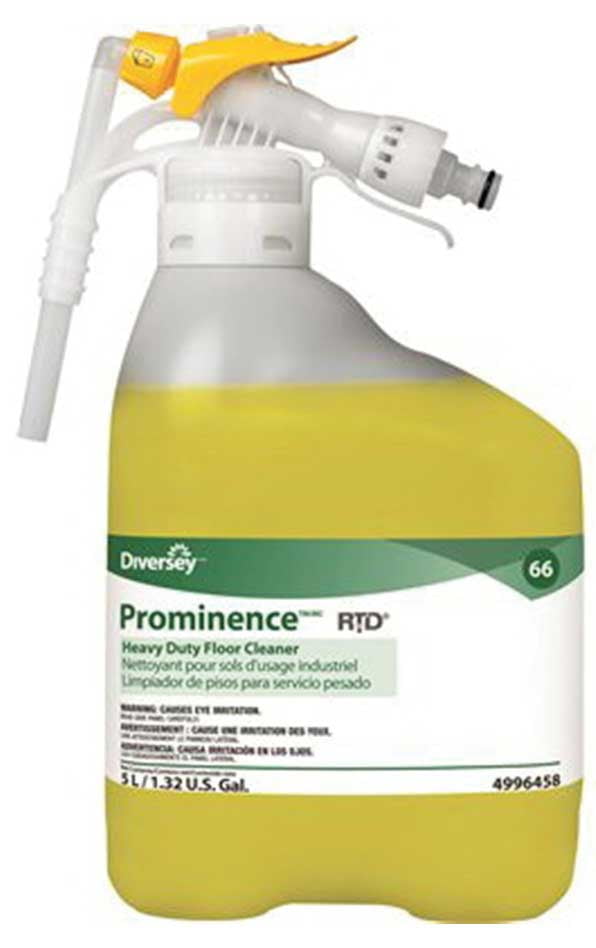Diversey RTD Prominence TM/MC Yellow Heavy Duty Floor Cleaner, 5 Liter ...