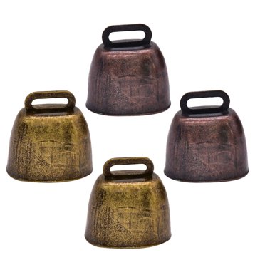 Retro Style Cow Bell Premium Cow Bell Ringing Tiny Loud Bells Metal ...