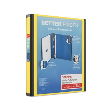Staples Better 2-Inch D 3-Ring View Binder Purple (20247) 895622 ...
