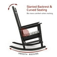 Stoog Patio Rocking Chair, Outdoor Oversized Porch Rocker with 400 lbs ...