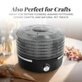 Elite Cuisine Food Dehydrator with Adjustable Temperature Dial and 5 ...