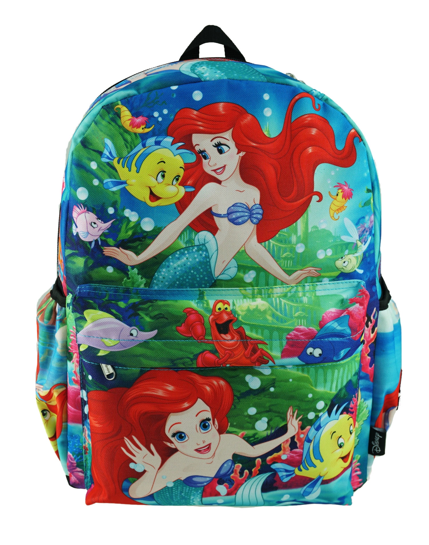 The Little Mermaid - Ariel Deluxe Oversize Print Large 16" Backpack ...