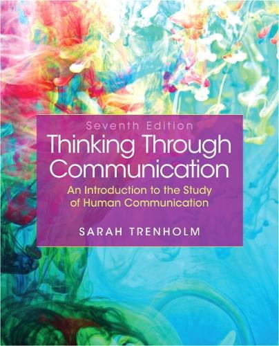 Pre-Owned Thinking Through Communication: An Introduction to the Study ...