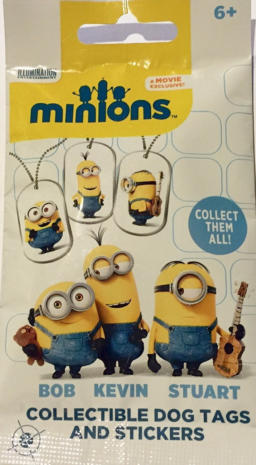 Minions Collectible Dog Tags and Stickers - Walmart.com