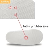 Lankey Smiley Face Slippers for Women Men Soft Plush Indoor Outdoor ...