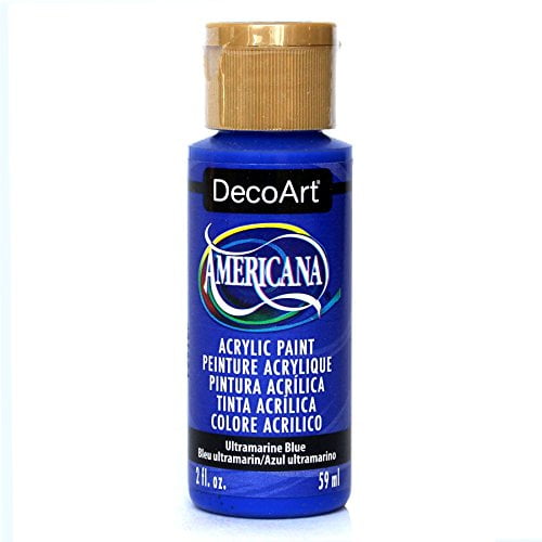 Pintura acrílica americana DecoArt DA225-3, ultramarina, 2 oz, azul ...