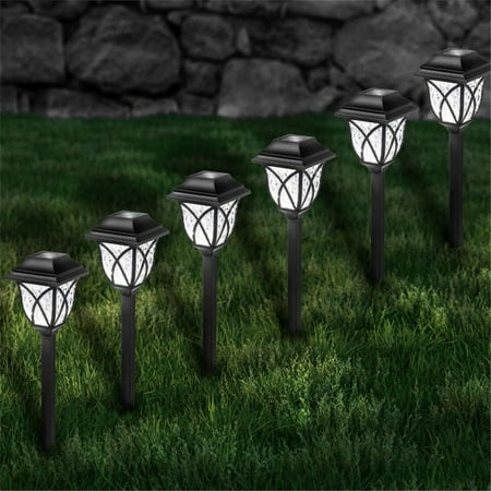 6pc Solar Led Route Lighting Land Scape Lights Garden Decoration Light ...