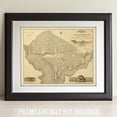 1818 Map of Washington DC Art Print - 11x14 Unframed Art Print - Great ...