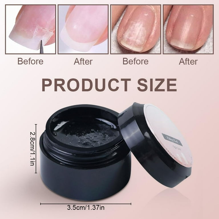 Nail Repair Kit for Cracked Nail Nail Repair Protection Gel Natural Nail Emergency Easy Quick Fix Nail Repair for Damaged Nails 2024 New Nail