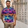 Binienty Neon Sunset Palm Couples Matching Golf Outfits Comfortable ...