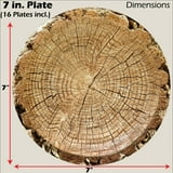 Havercamp’s Cut Timber-Wood Slice Party for 16 guests: includes 16 ea ...