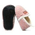 Barerun Baby Boys Girls Rubber Sole Slippers Warm Infant Shoes Pink ...