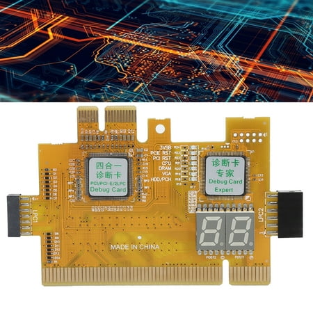 Greensen Debug Post Test Kit,4‑in‑1 Motherboard Diagnostic Card,Desktop ...