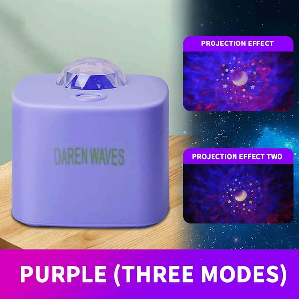 Automatic Rotating Starred Sky Projection Light Water Ripple ...