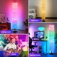 HadinEEon RGB LED Floor Lamp, Smart Control, Colorful Night Light for ...