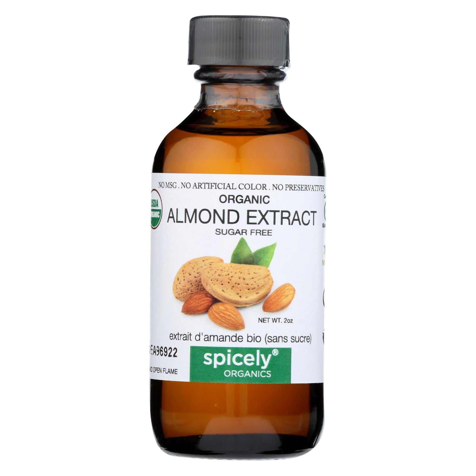 Spicely Organics - Organic Extract - Almond - Case Of 6 - 2 Fl Oz ...