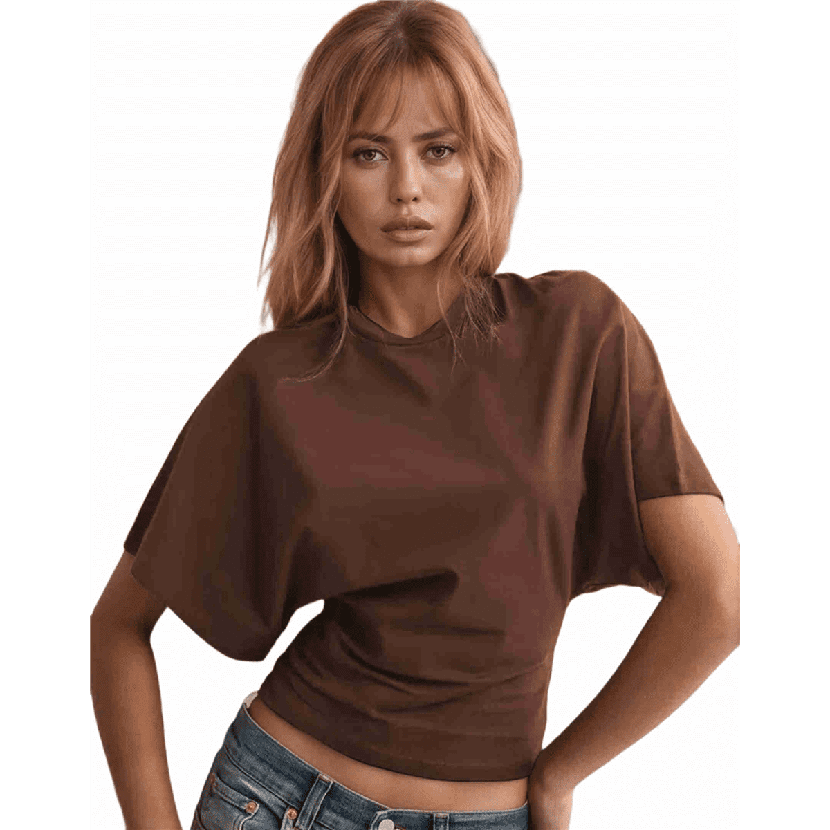 Click here for Unbranded Shirts For Womens Crewneck Tighten Waist... prices