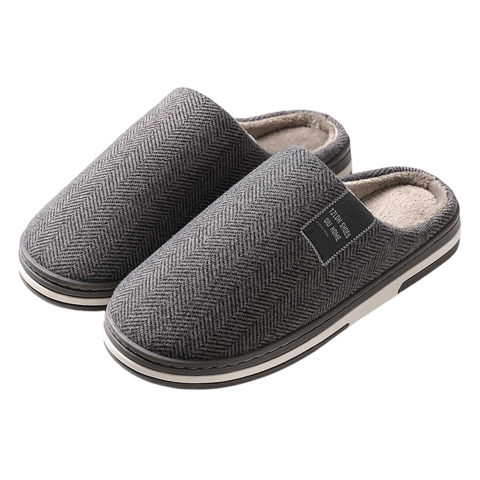 Click here for Chaochao Adult Indoor Winter Slippers For Men Non-... prices