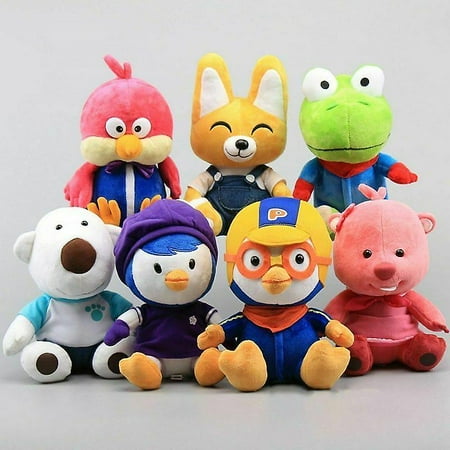 12" Pororo Plush Dolls Korean Animation Dolls Soft Stuffed Animals Toy ...