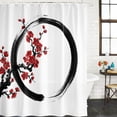 Cherry Blossom Shower Curtain Set - Long 72" x 84" Washable Bathtub ...